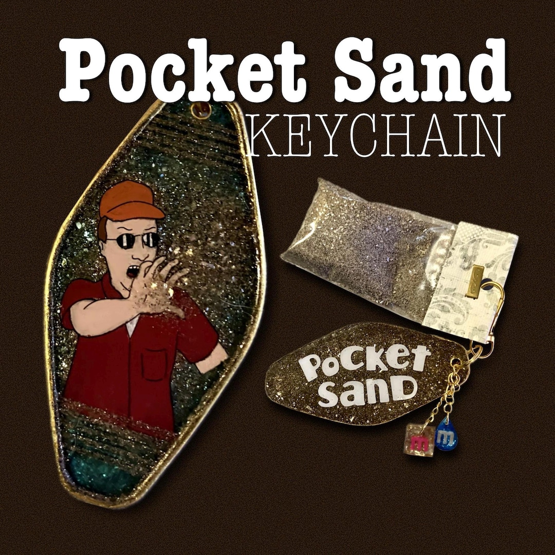 Pocket Sand Keychain - Dale Gribble - King of the Hill Resin Keychain ...