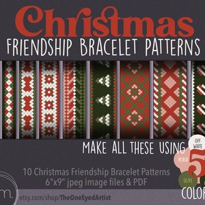 Friendship Bracelet Template Book 2 Digital Download More Woven ...