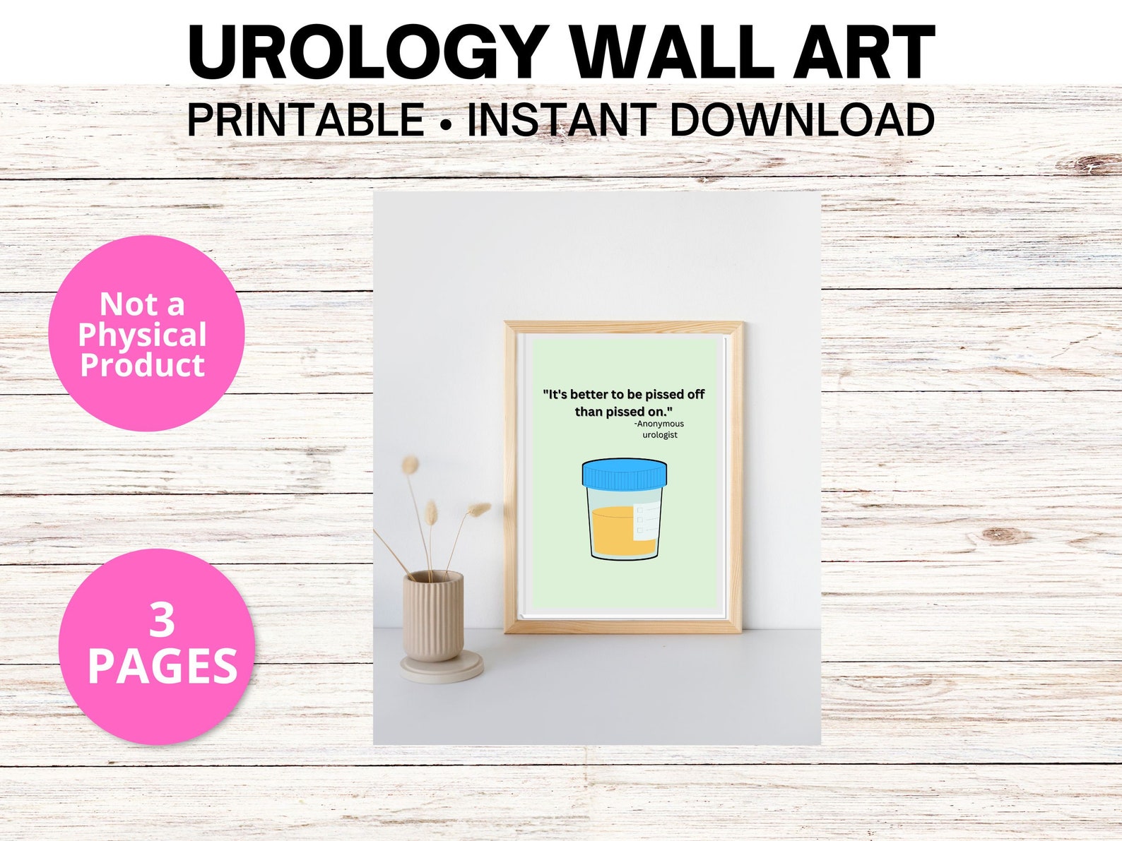Printable Urology Wall Art - Etsy