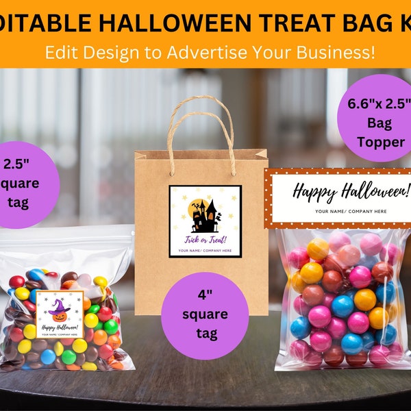 Halloween Treat Bag - Etsy