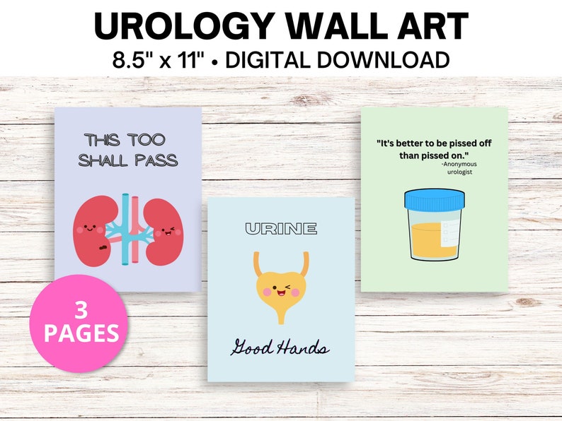 Printable Urology Wall Art - Etsy