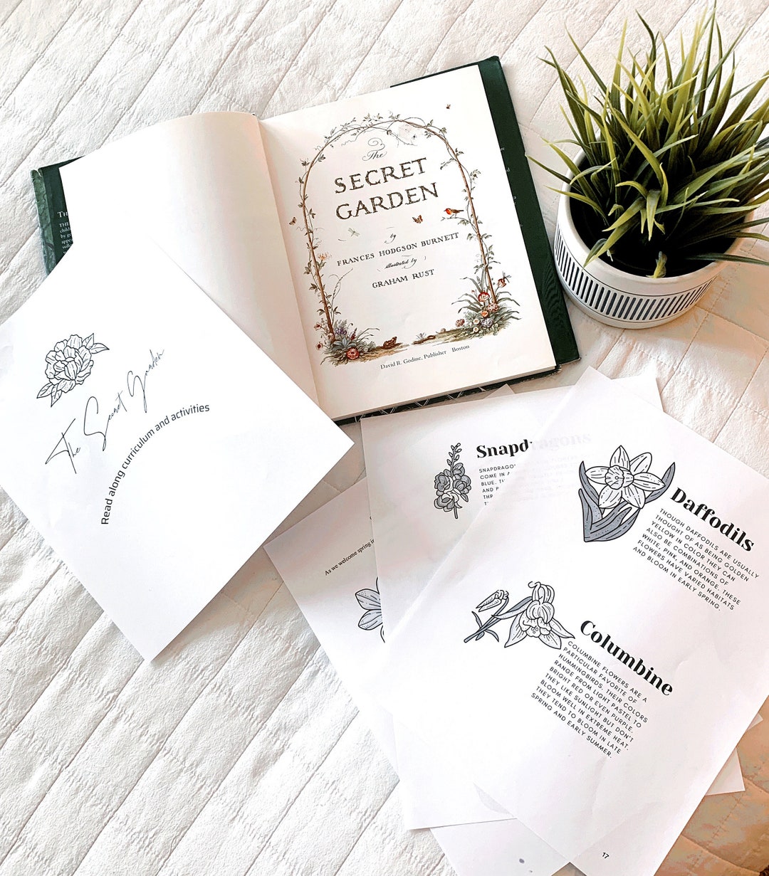 The Secret Garden Read-along Guide | Printable PDF, Chapter Questions ...