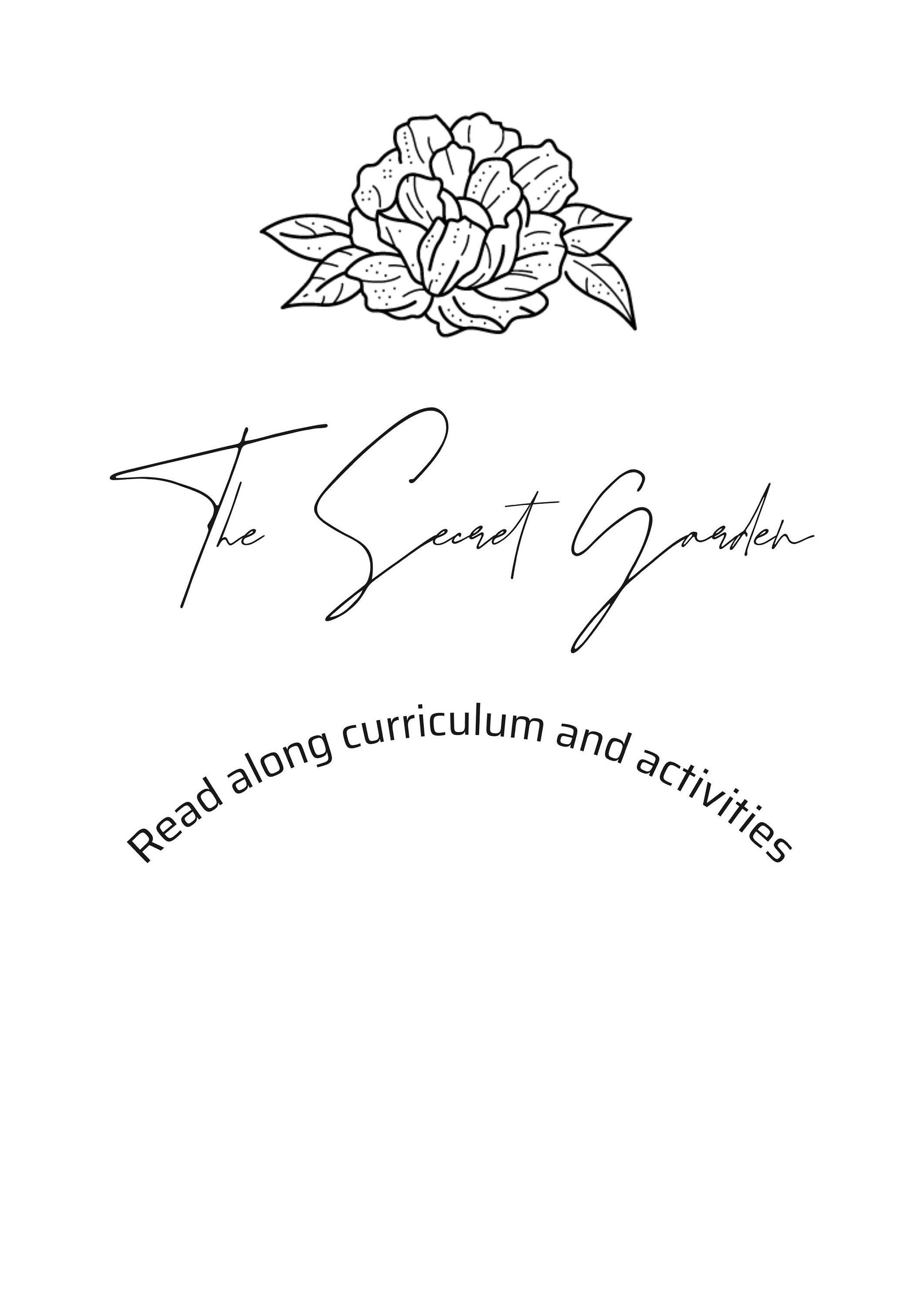 The Secret Garden Read-along Guide | Printable Reading Companion ...