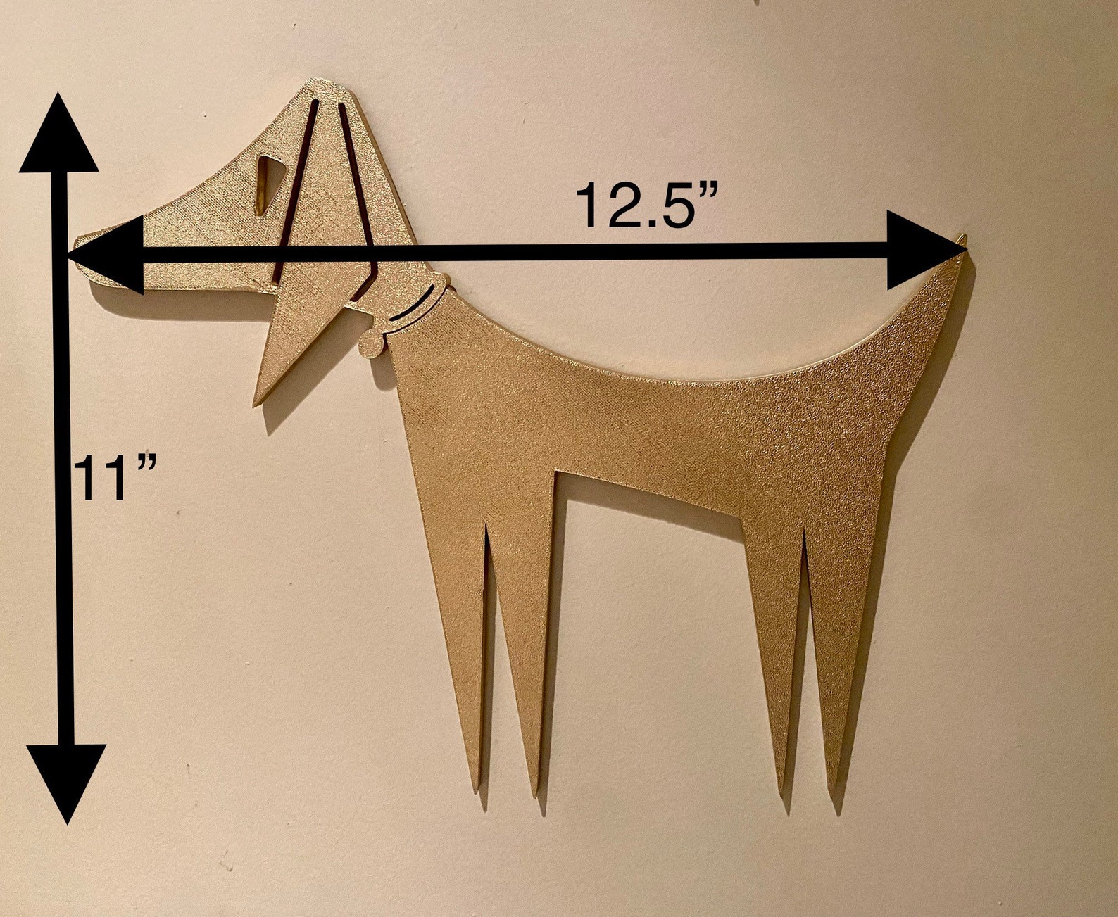 Mid Century Modern Atomic Dog With Set of 4 Eames Style - Etsy