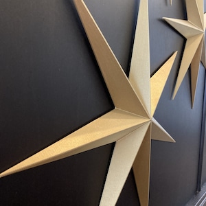 3D Printed 7-point Stars (septagram): Elegant Home Decor Wall Art ...