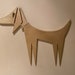 Mid Century Modern Atomic Dog With Set of 4 Eames Style Starbursts - 3D ...