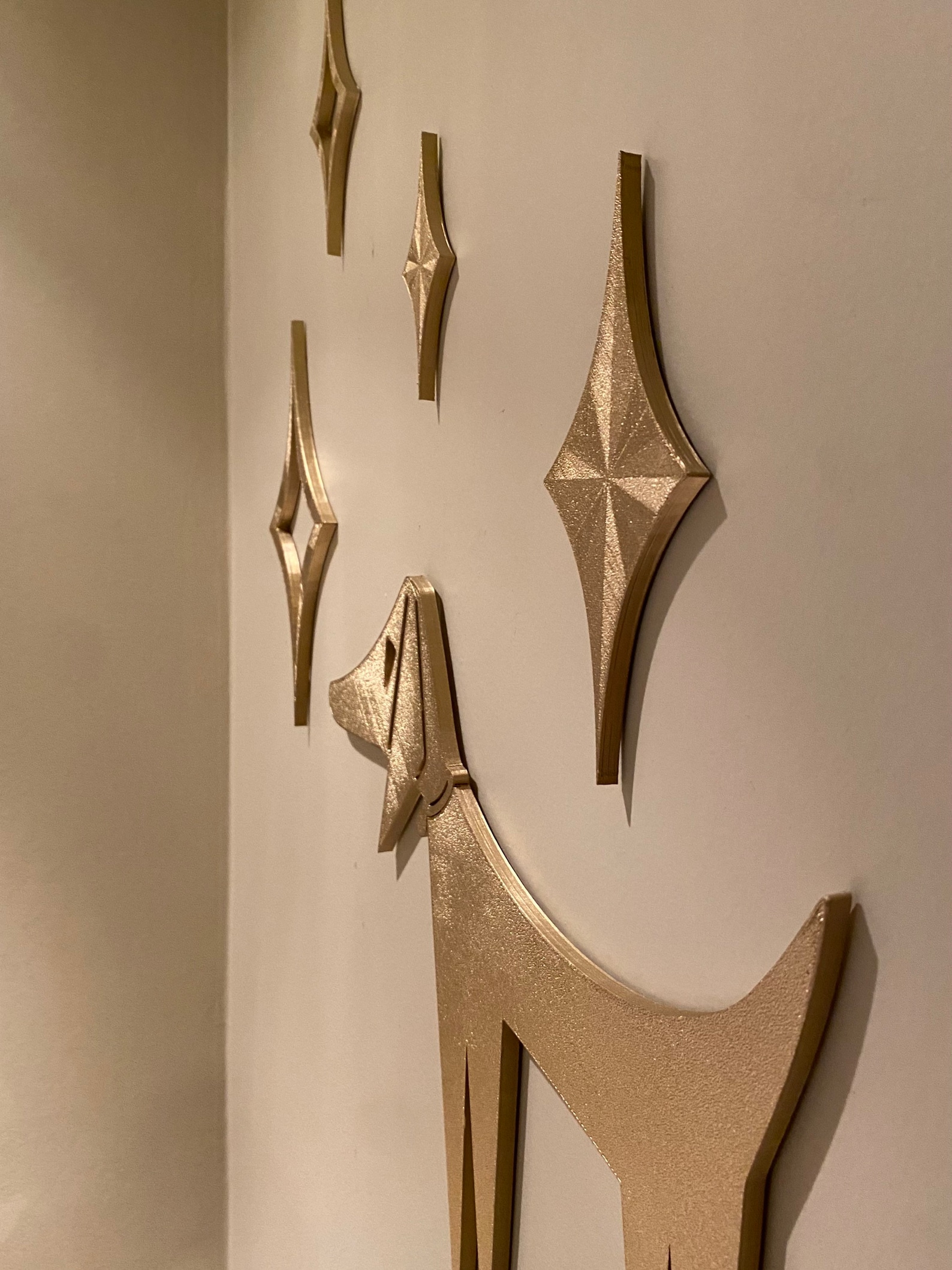 Mid Century Modern Atomic Dog With Set of 4 Eames Style - Etsy