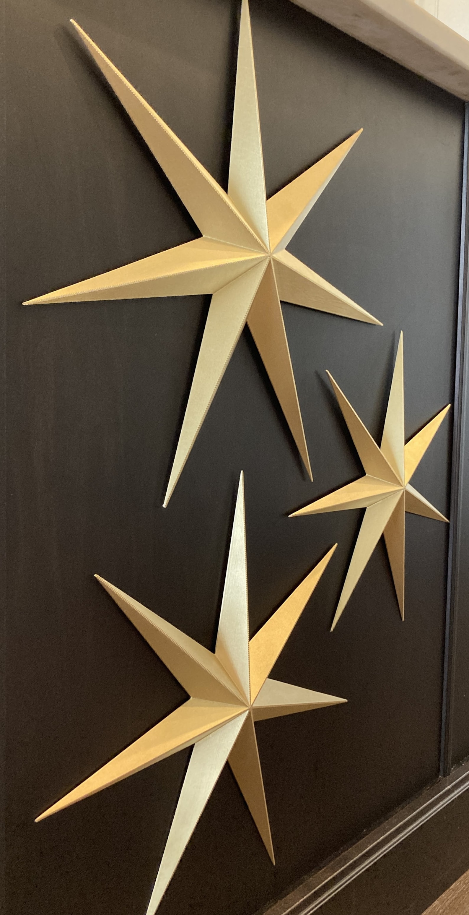 3D Printed 7-point Stars (septagram): Elegant Home Decor Wall Art ...