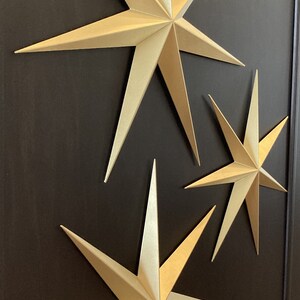 3D Printed 7-point Stars (septagram): Elegant Home Decor Wall Art ...
