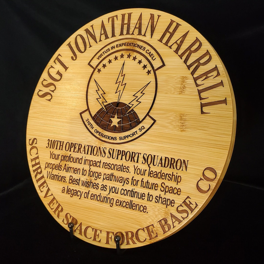 Personalized Military Going Away/presentation Plaque - Etsy