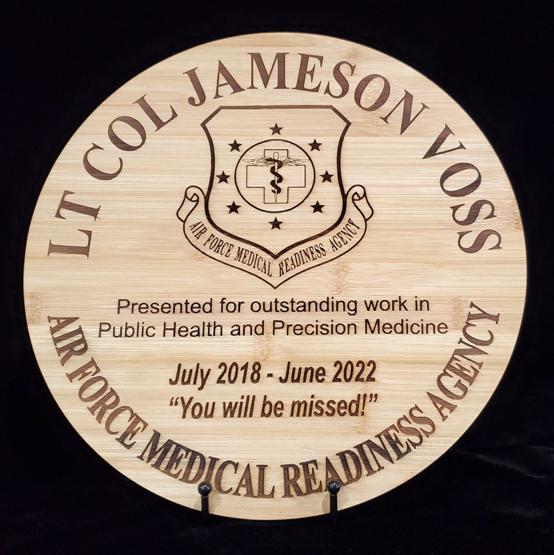 Personalized Military Going Away/presentation Plaque - Etsy