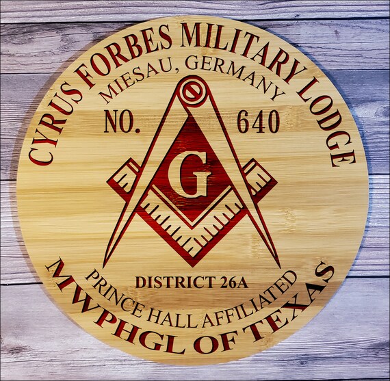 Masonic Lodge Laser Engraved Display | Etsy