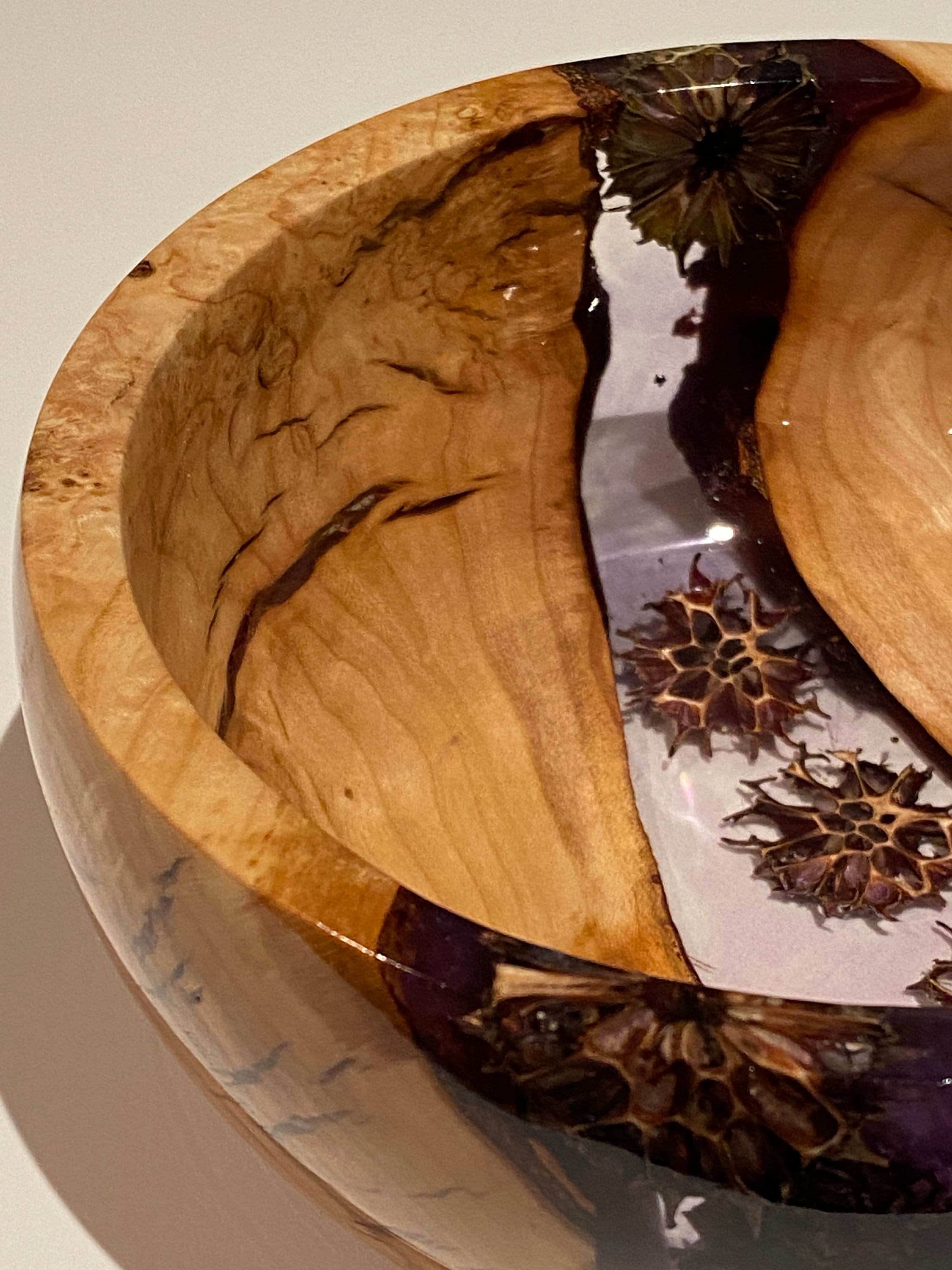 Cherry With Sweet Gum Pods and Epoxy - Etsy