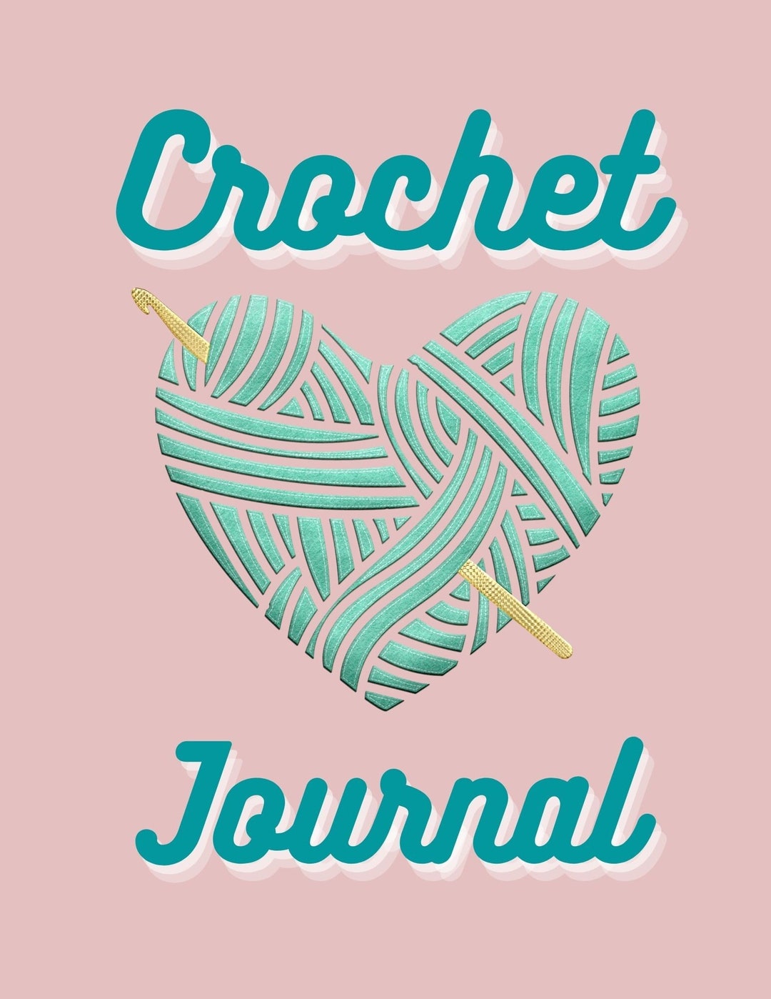 Crochet Journal, Digital Download, PDF Planner, Yarn Art Template ...