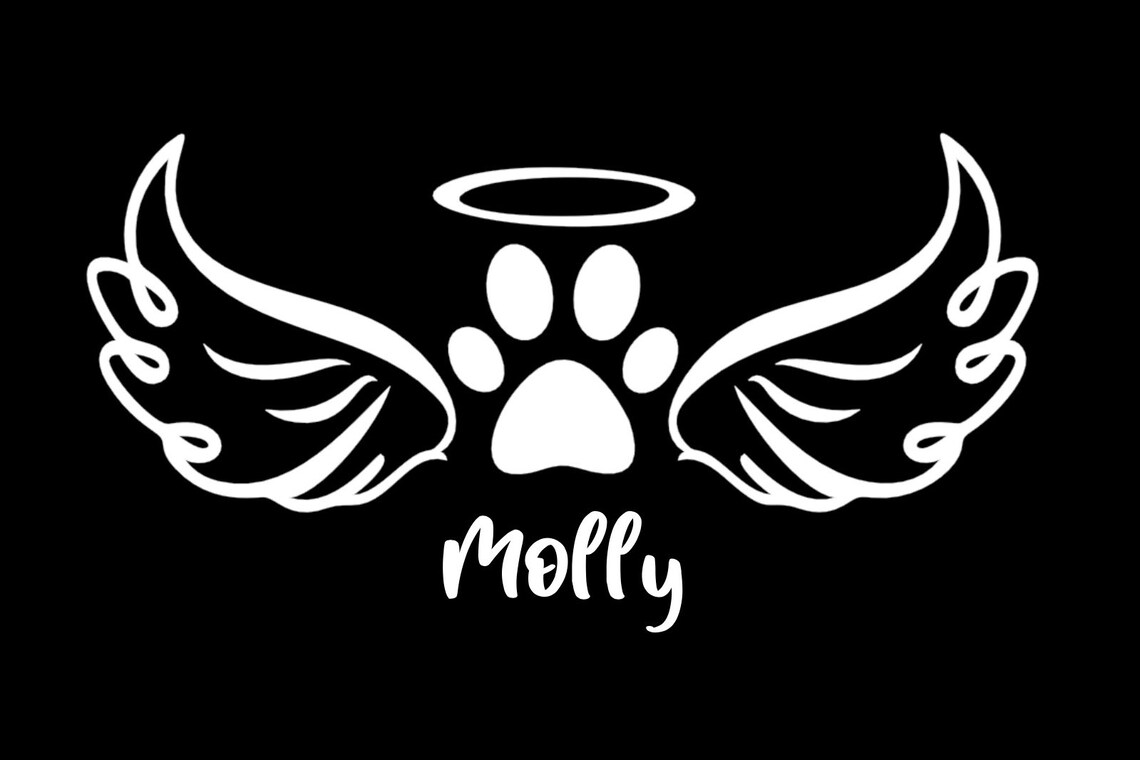 Dog Angel Stickers - Etsy