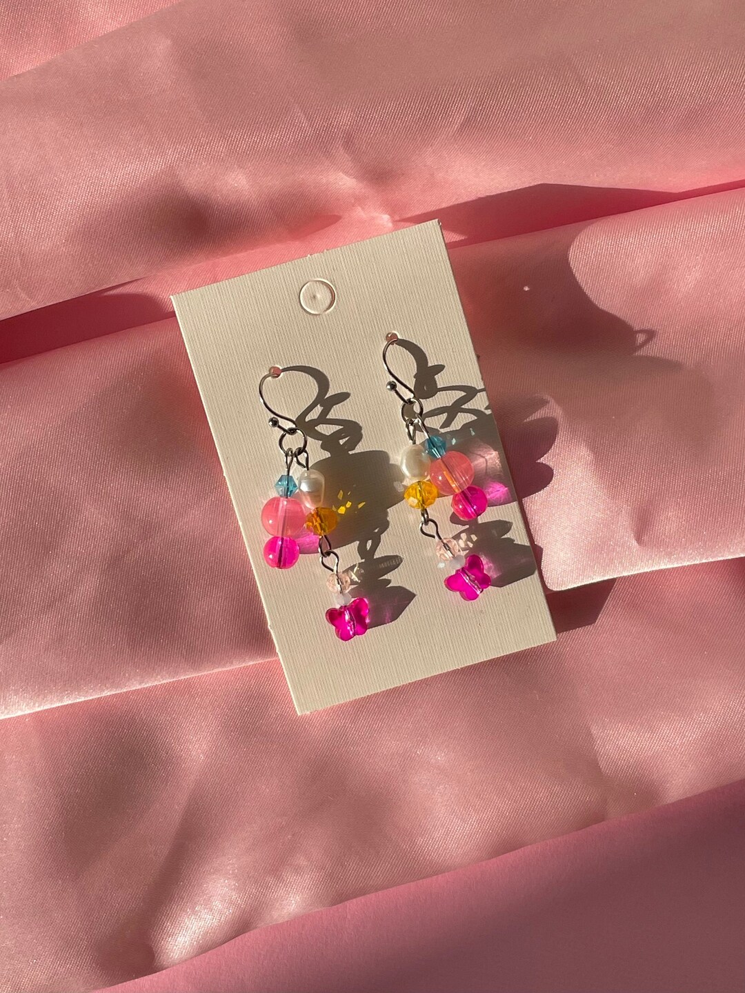 The Spanish Love Deception Inspired Beaded Earrings, Stainless Steel ...