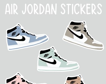 Jordan Stickers Shoes - Etsy