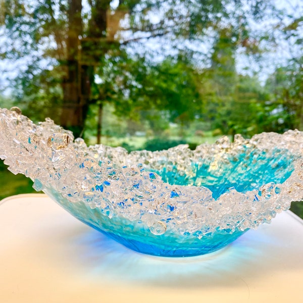 Ocean Wave Glass Art - Etsy