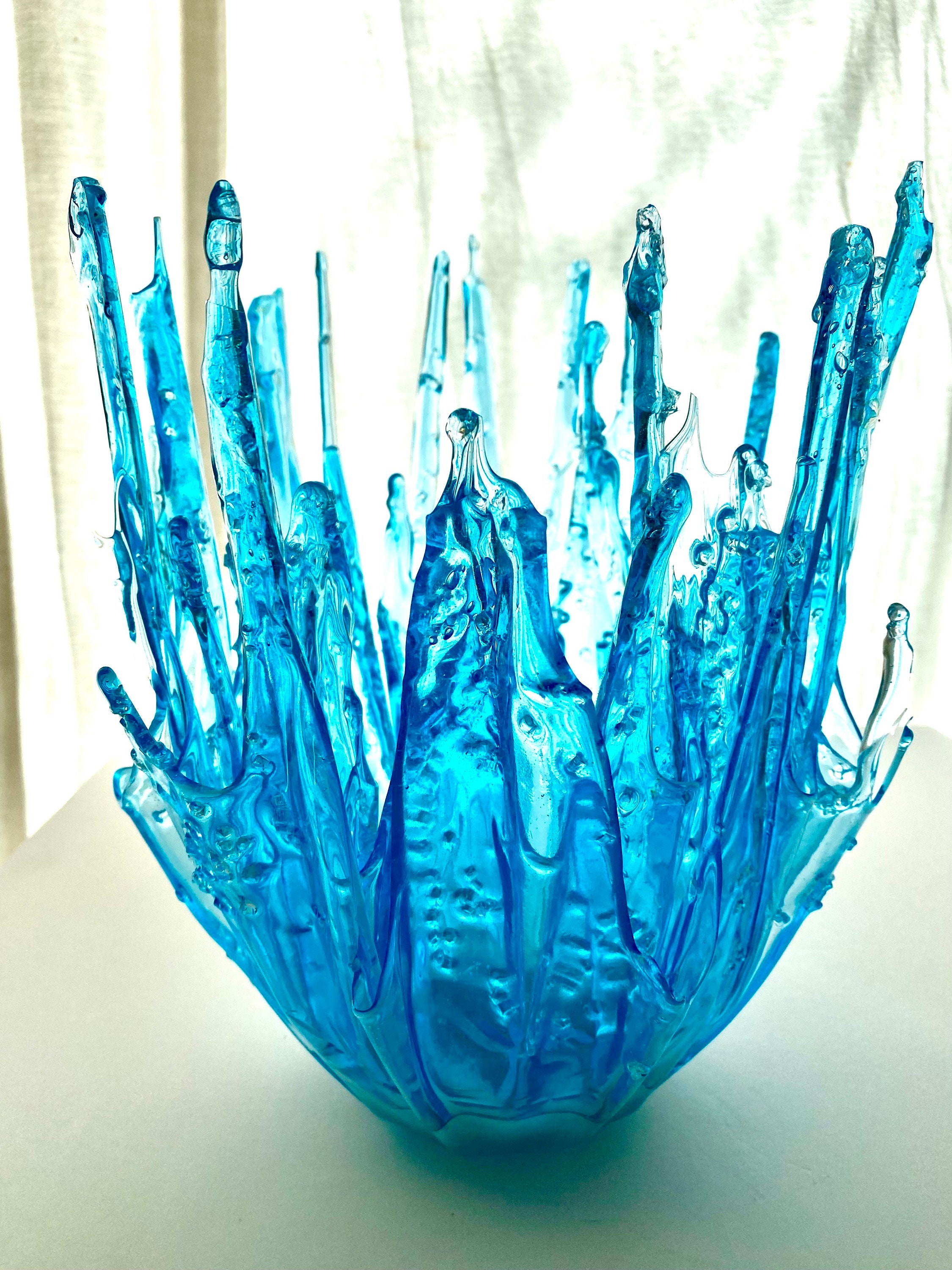 Caribbean Tide Pool Splash Ocean Art Bowl - Etsy