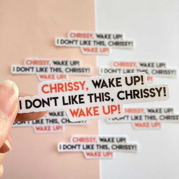 Wake up Sticker - Etsy