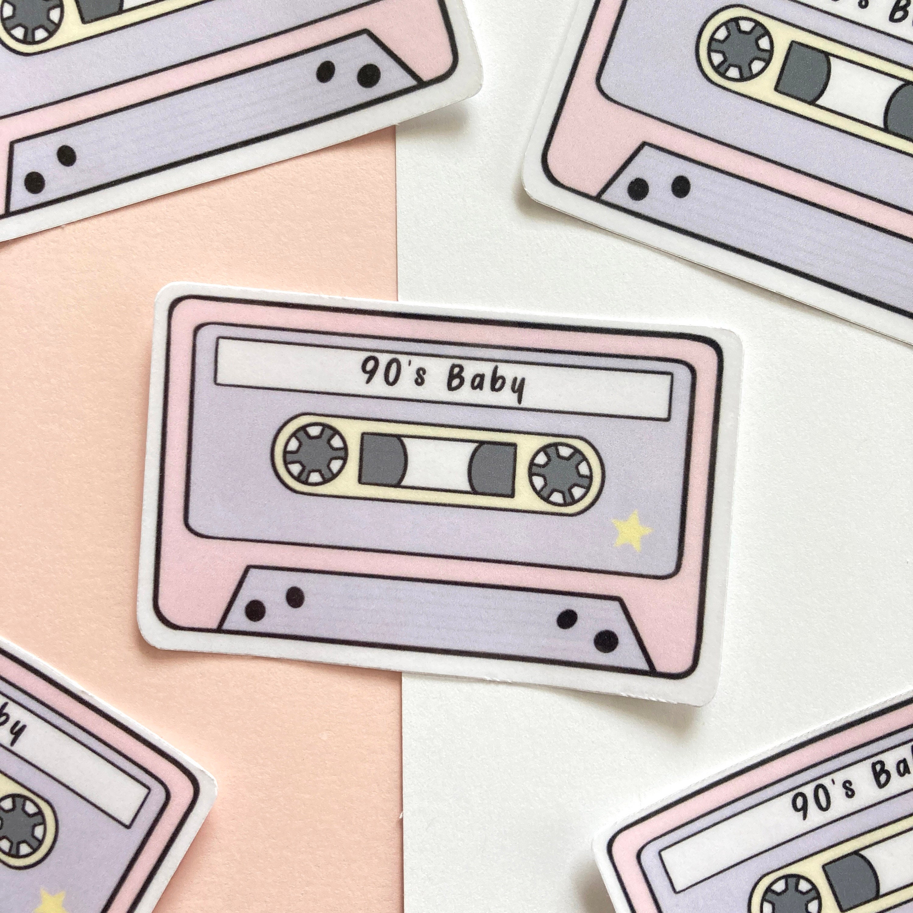 80's Baby Cassette & 90's Baby Cassette Stickers - Etsy