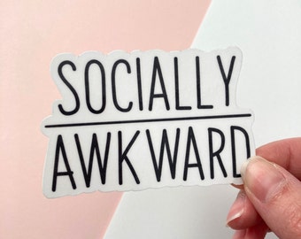 Awkward Sticker | Etsy