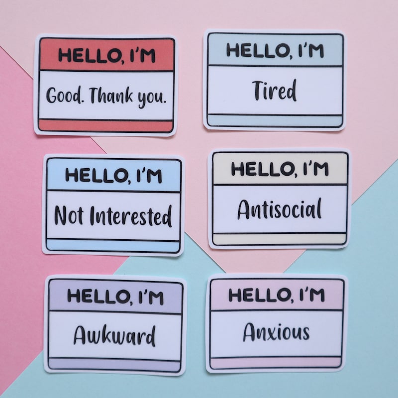 Hello I Am Name Tags - Etsy