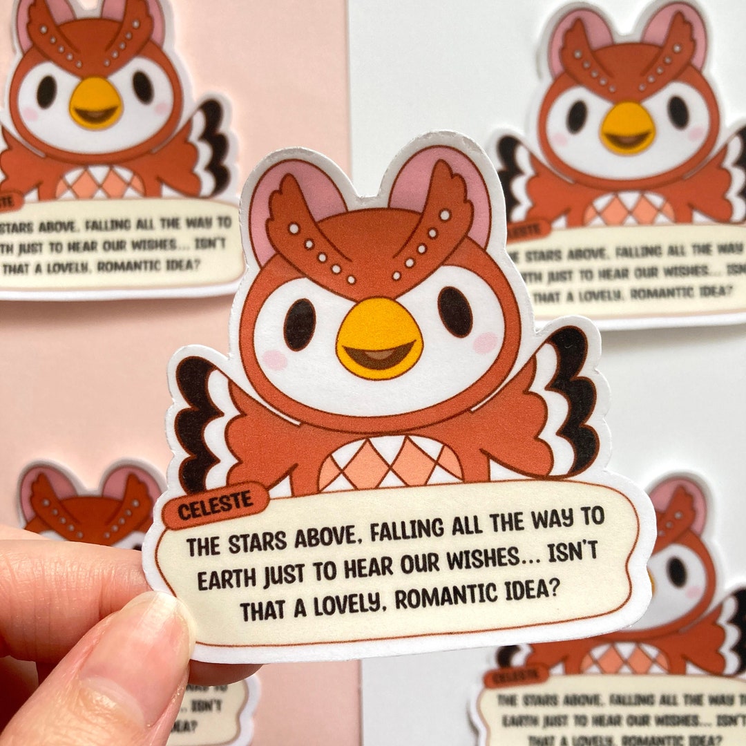 Celeste Quote Sticker | Waterproof Laminated Vinyl Die Cut Sticker ...
