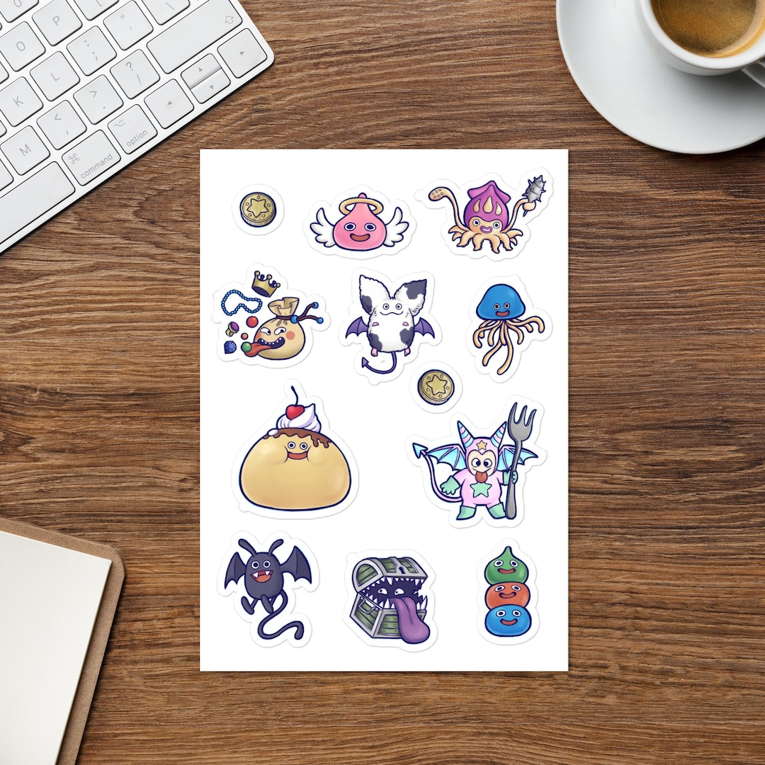 Dragon Quest Monsters Sticker Sheet - Etsy