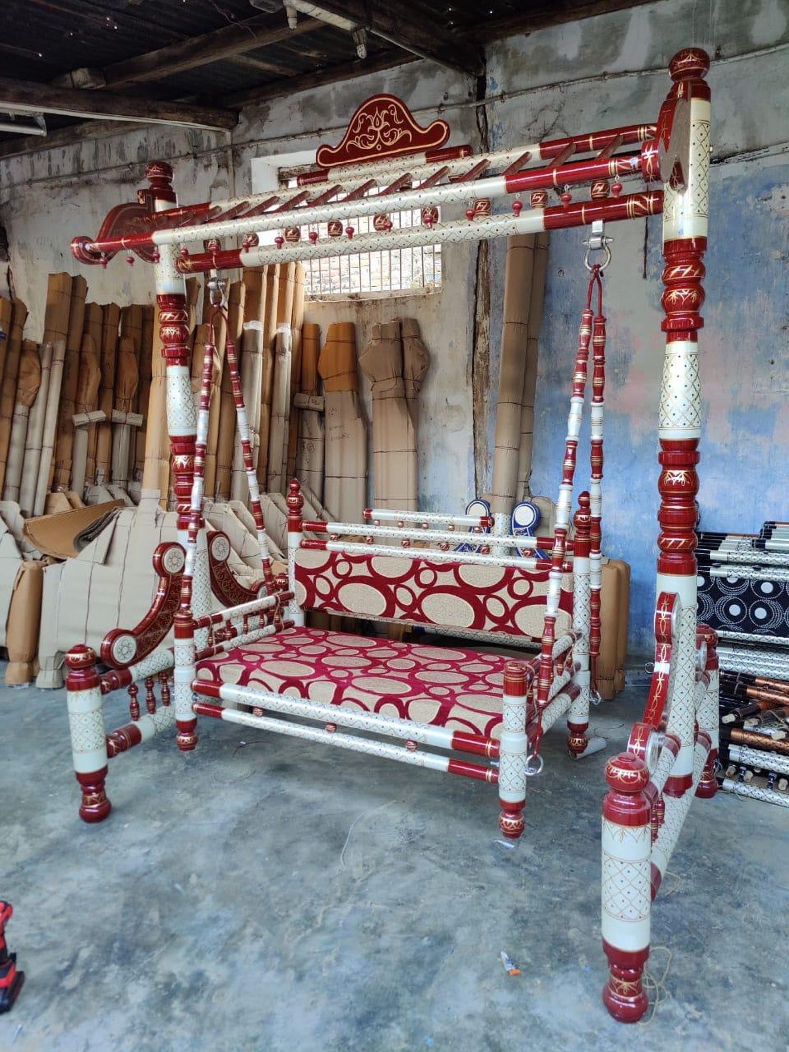 Indian Sankheda Jhula Hinchka Zhula Swing - Etsy