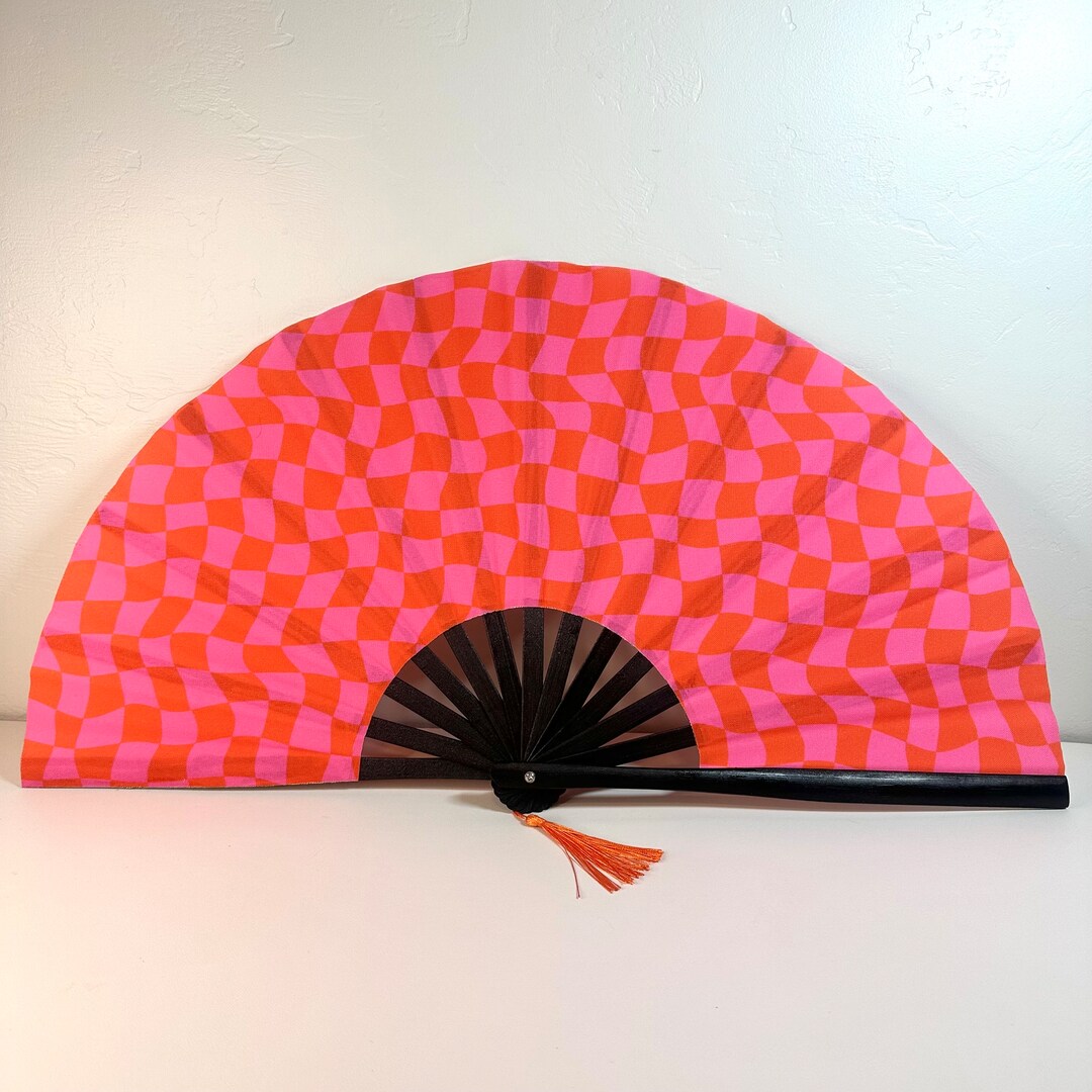 Twisted Teas Fan / Large Fan / Rave Accessories / Hand Fan / Rave Hand ...