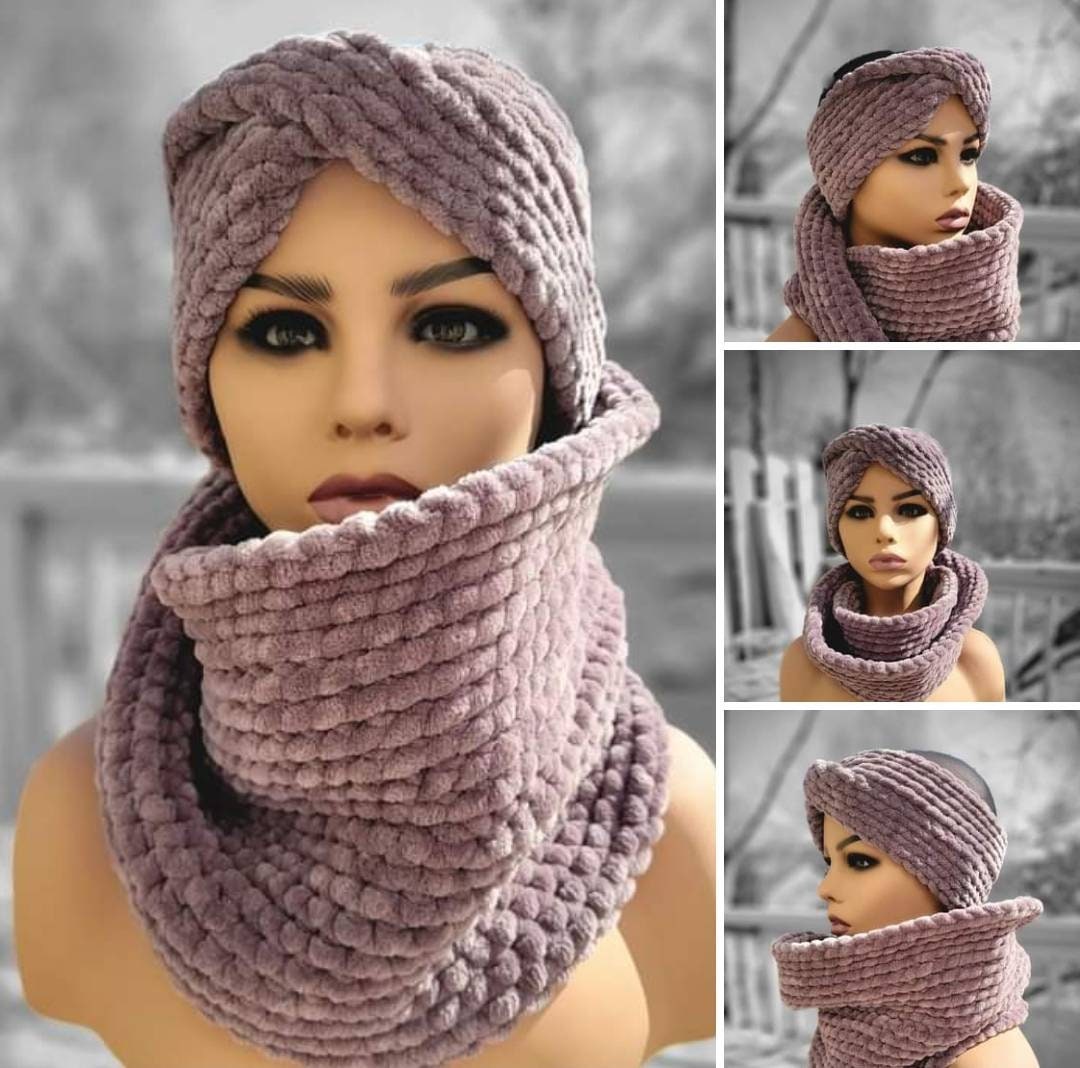 The Mini Set / Head and Neck Warmer - Etsy