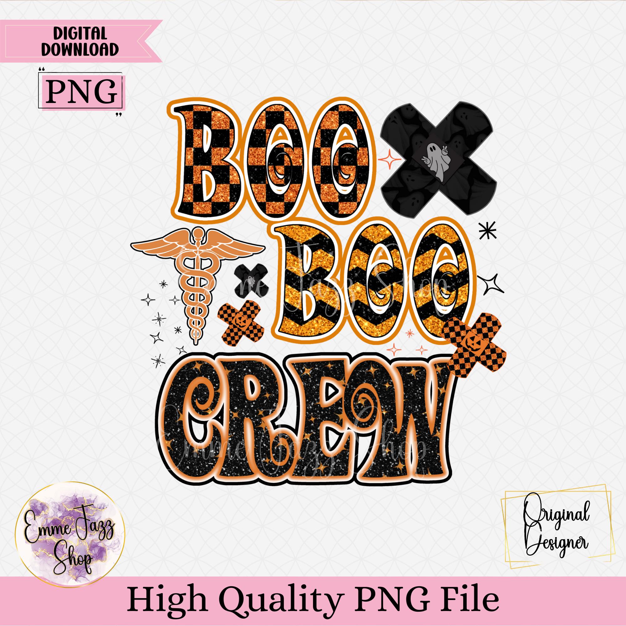 Boo Boo Crew Medic Png Halloween Nurse Png Medical Jobs Png Funny ...