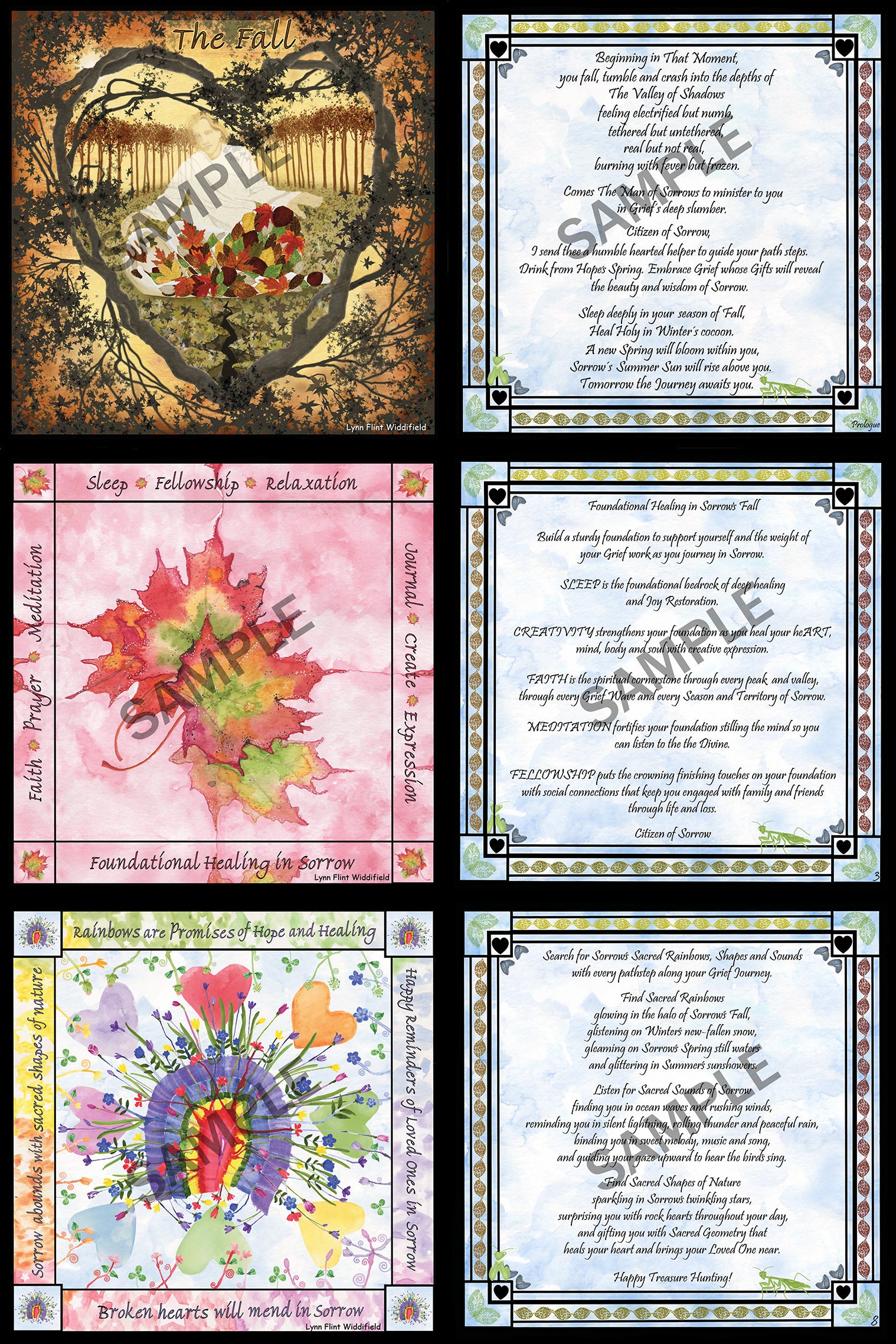 Sorrow Inspirational Grief and Loss Comfort Cards - Etsy