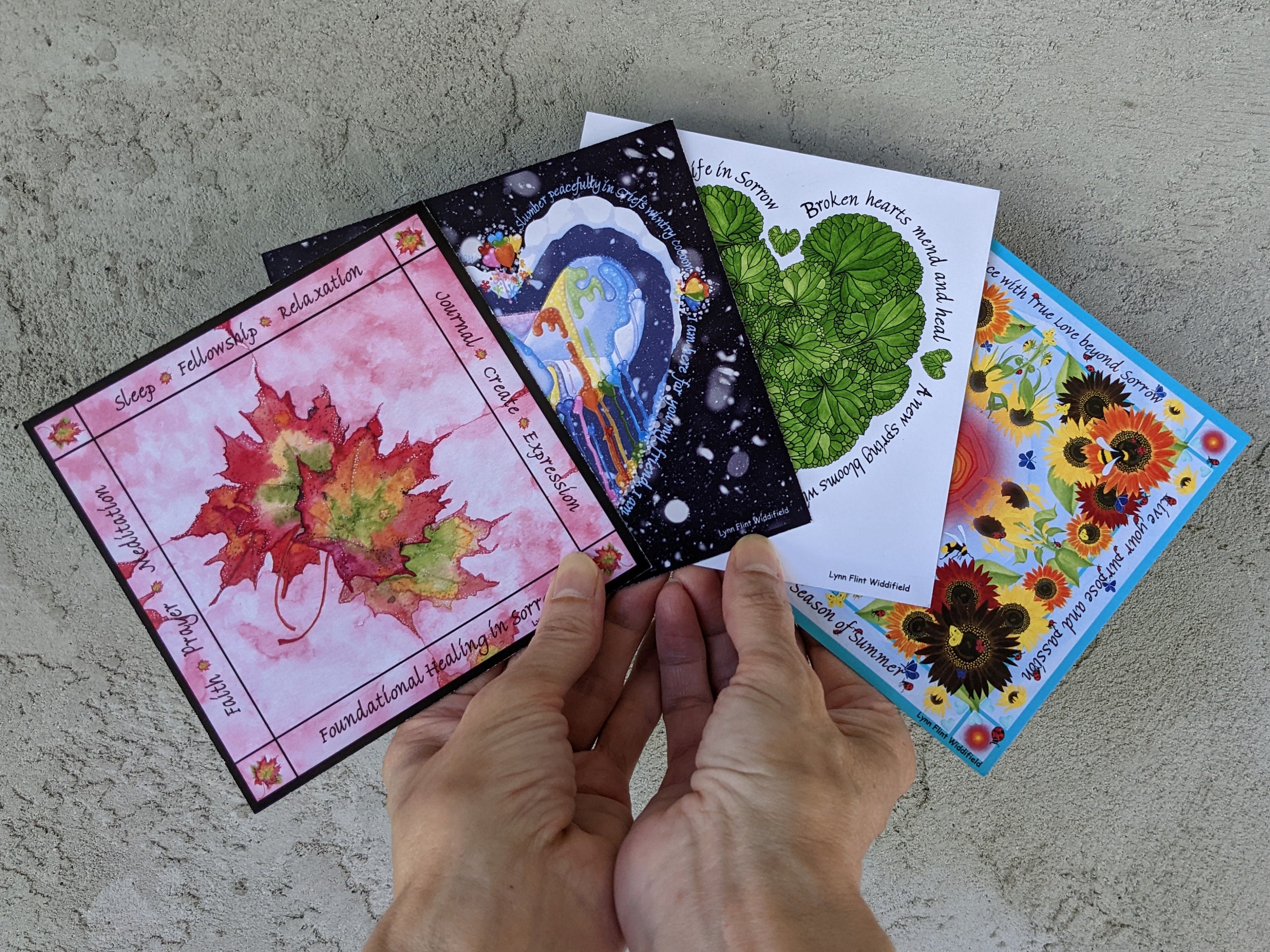 Sorrow Inspirational Grief and Loss Comfort Cards - Etsy