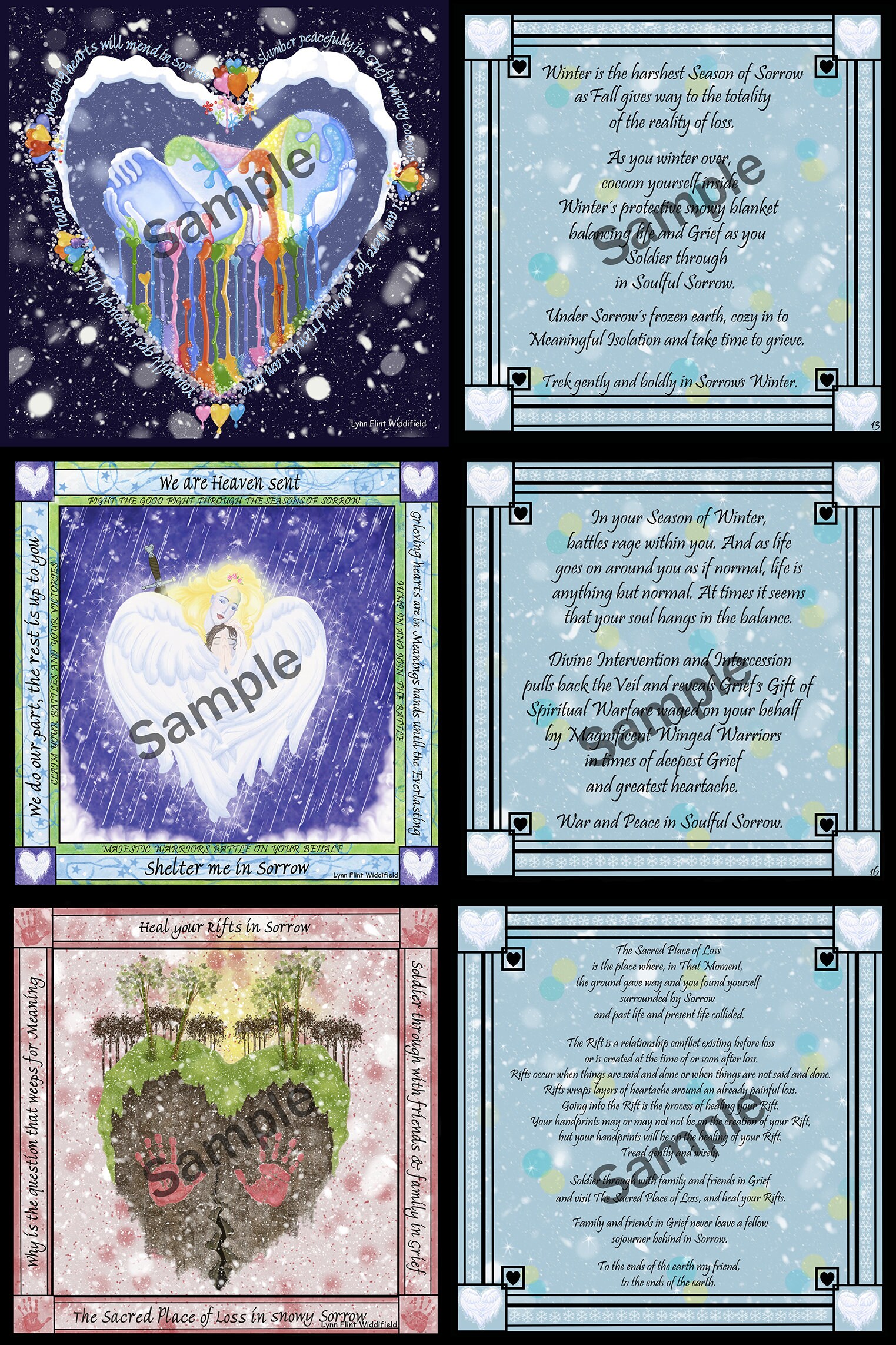 Sorrow Inspirational Grief and Loss Comfort Cards - Etsy