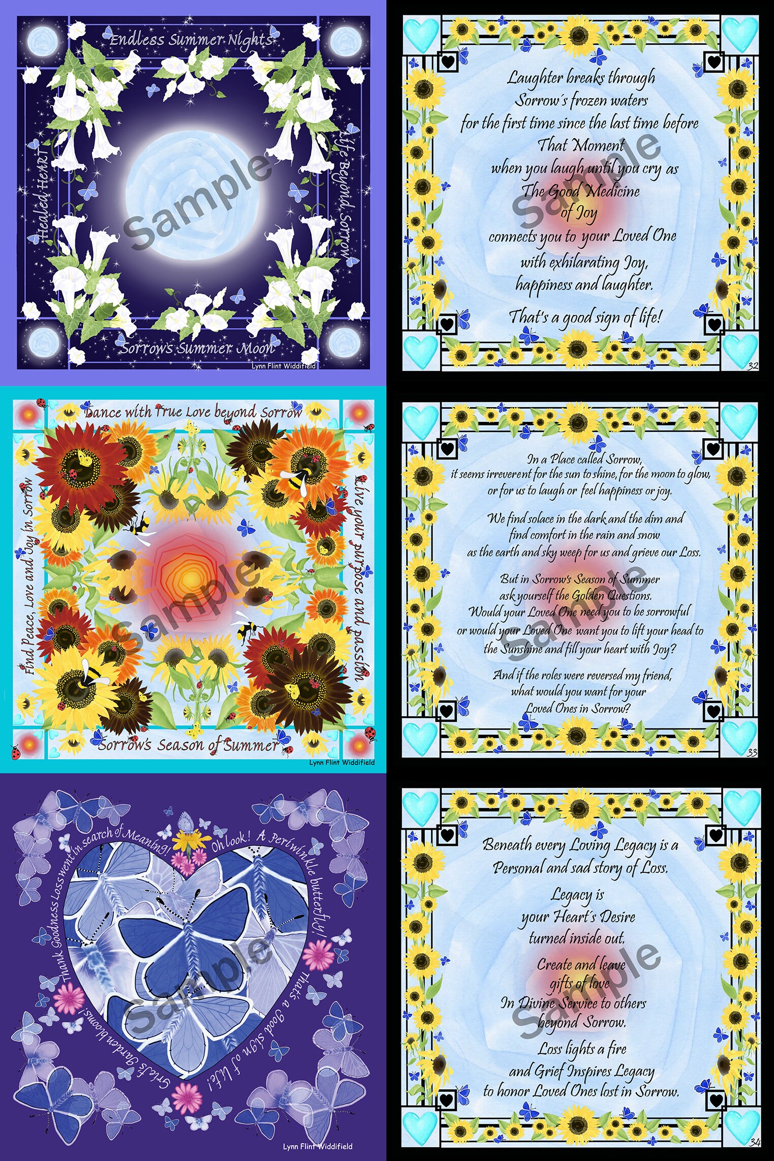 Sorrow Inspirational Grief and Loss Comfort Cards - Etsy