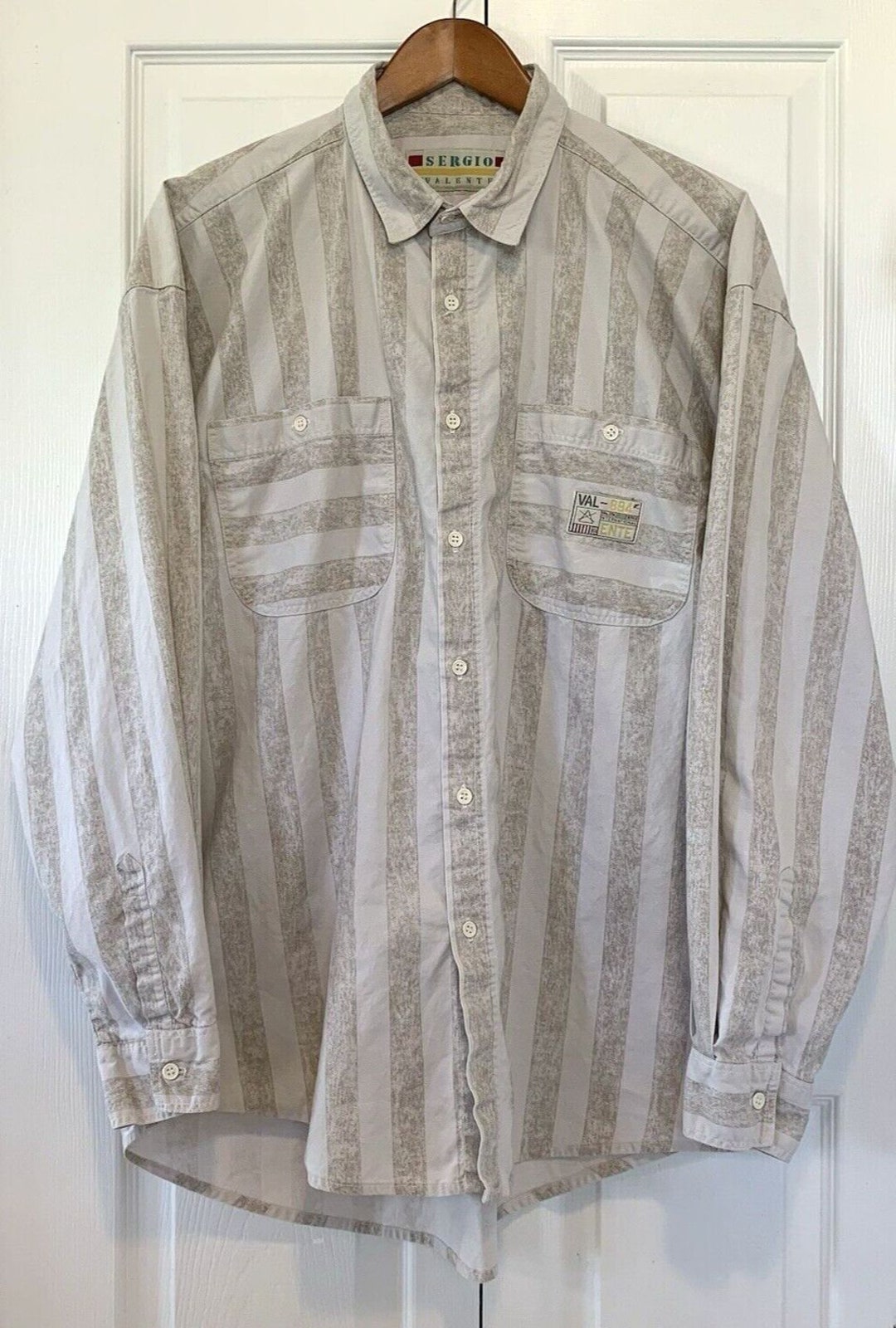 RARE! Sergio Valente Mens Button up Shirt Val 894 Serge International ...
