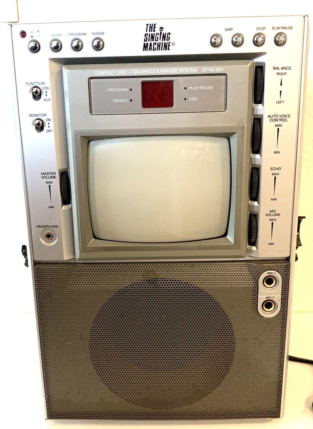 MTV Karaoke the Singing Machine Model STVG-501 Tested Working - Etsy