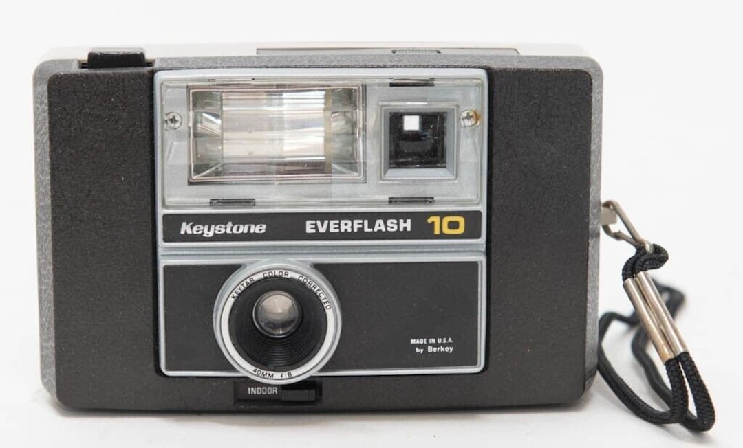 Vintage Keystone Everflash 10 Instant Loading Electronic Flash Camera ...