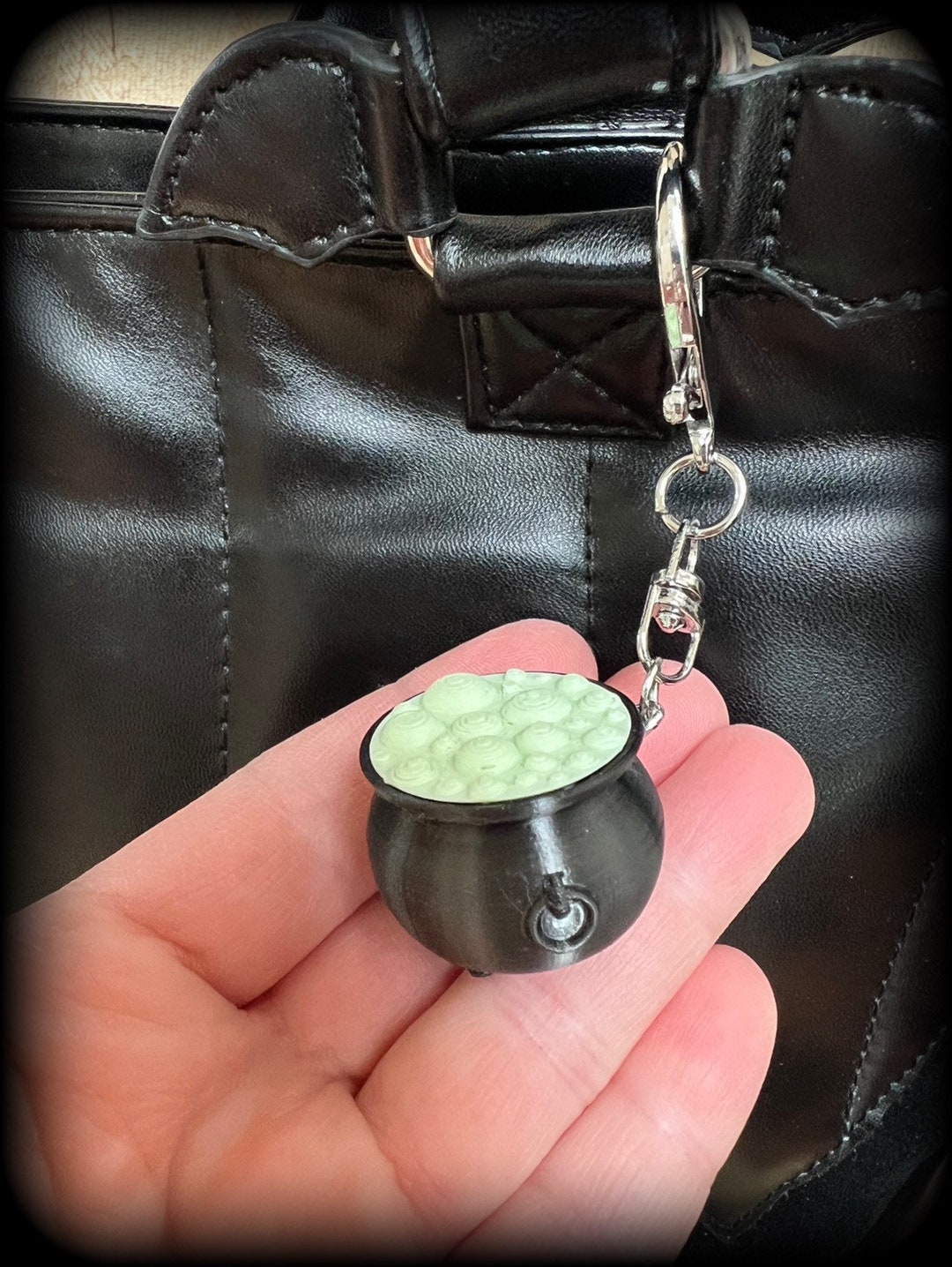 Cauldron Purse Charm / Keychain - Etsy