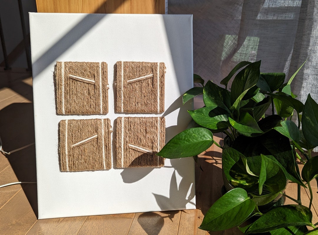 Jute Wall Decor, Ecofriendly- Handmade , Wool Thread Wall Decor ...