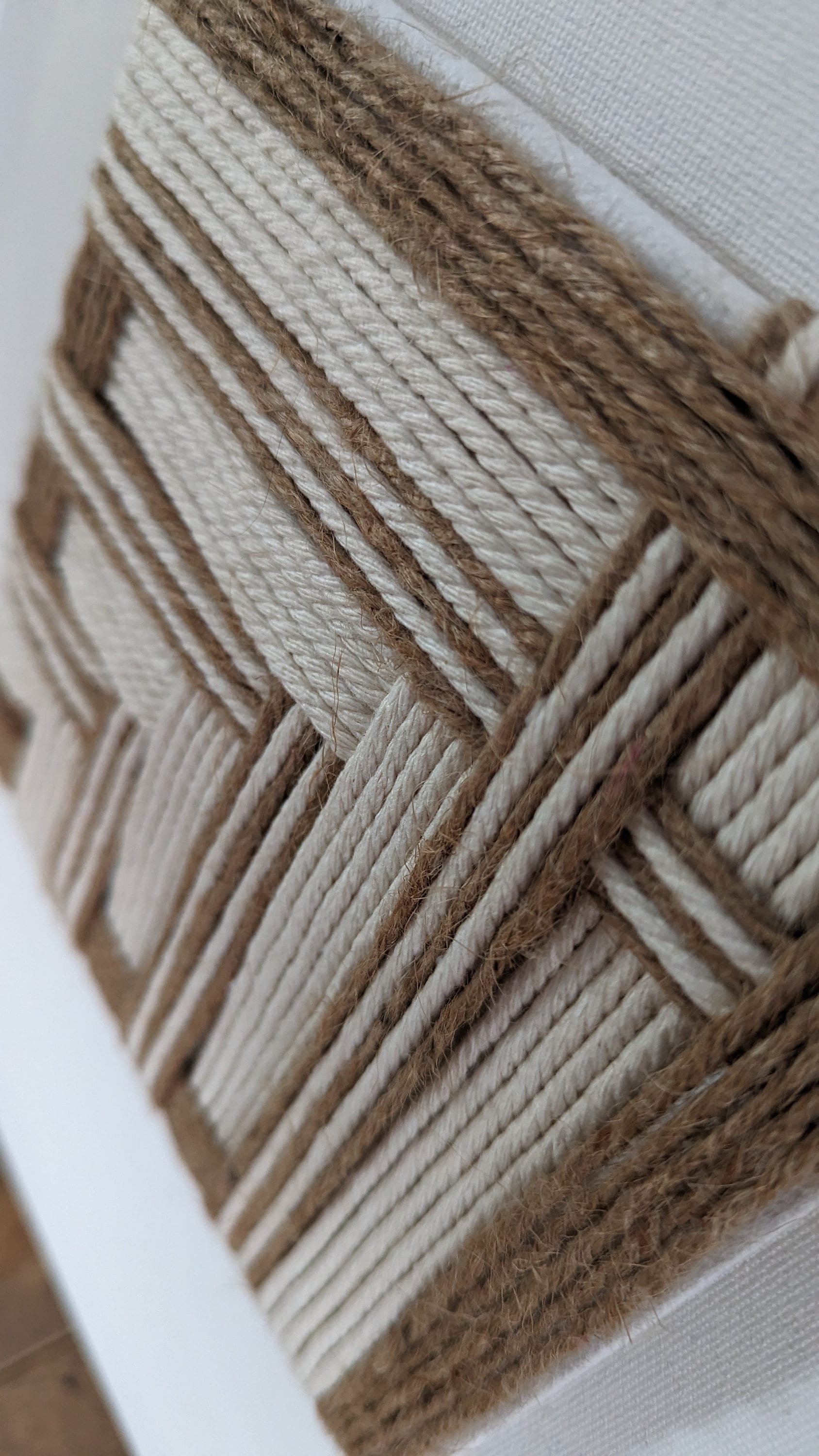 Jute Wall Decoration Set of 3, Ecofriendly Handmade , Wool Thread Wall ...