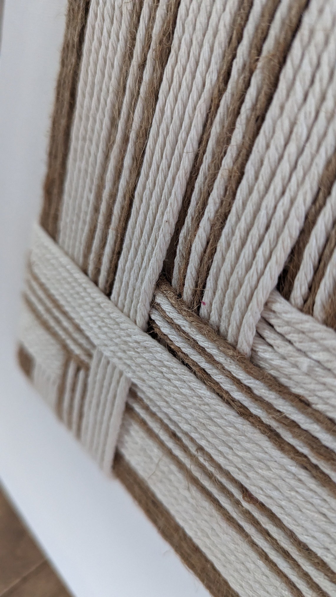 Jute Wall Decoration Set of 3, Ecofriendly Handmade , Wool Thread Wall ...