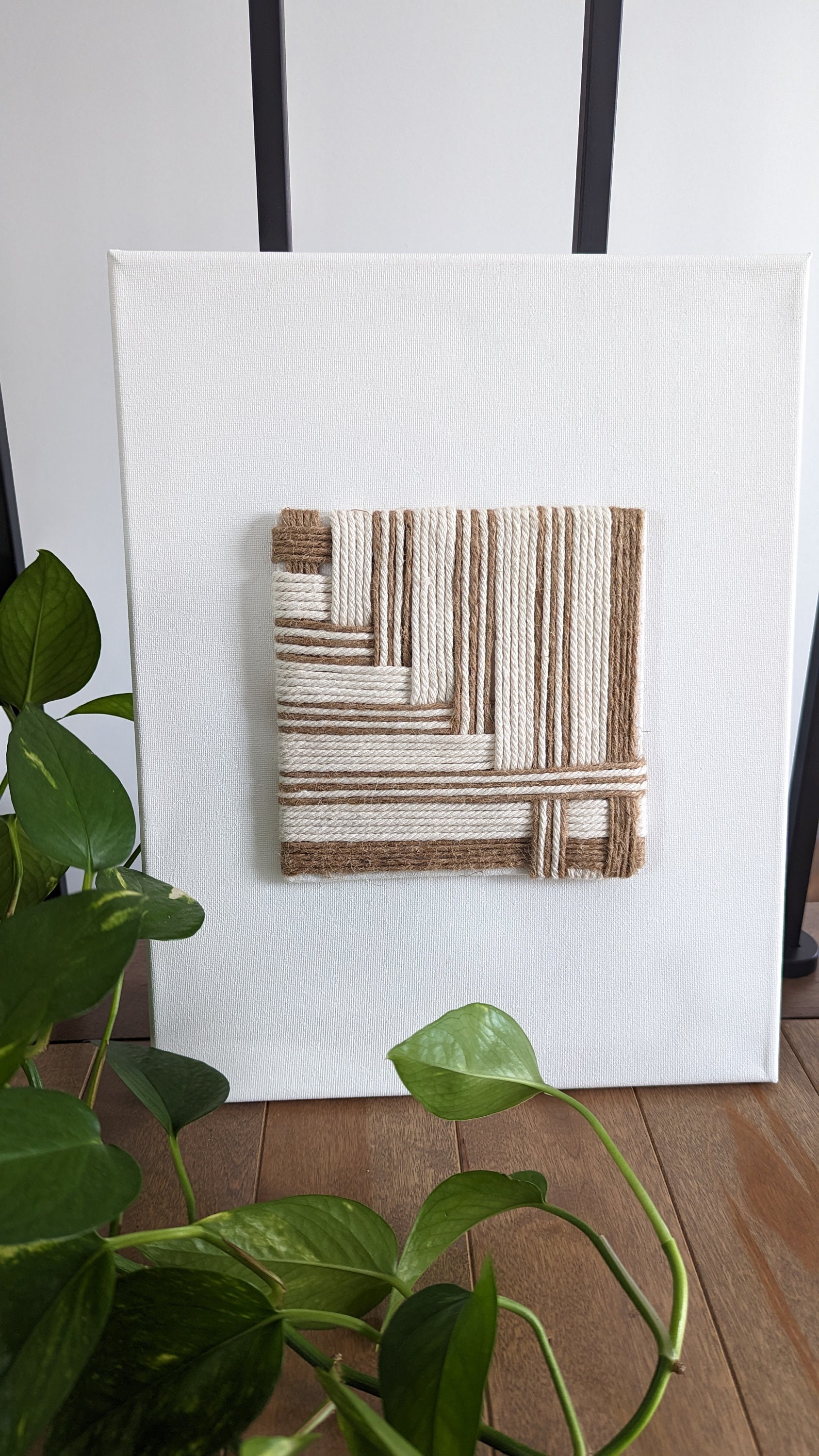 Jute Wall Decoration Set of 3, Ecofriendly Handmade , Wool Thread Wall ...