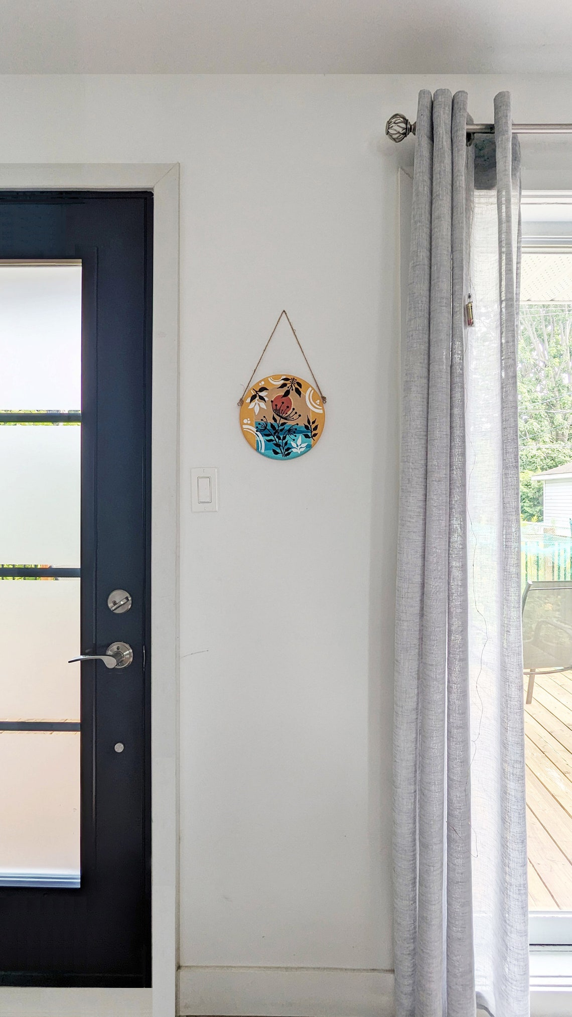 Boho Wall Art, Wooden Wall Art, Home Decor, Circular Decor, Wall Deco ...