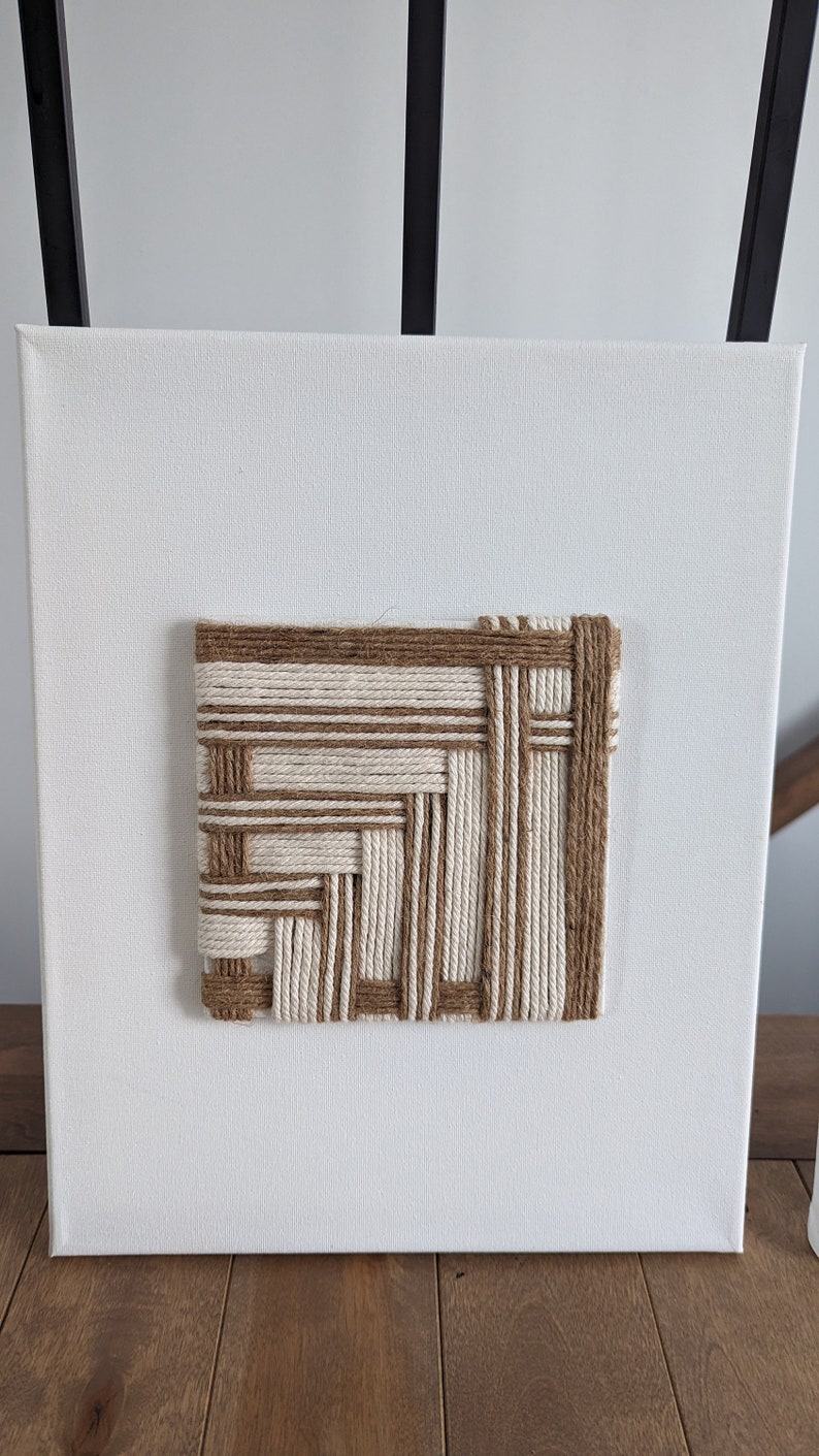 Jute Wall Decoration Set of 3, Ecofriendly Handmade , Wool Thread Wall ...