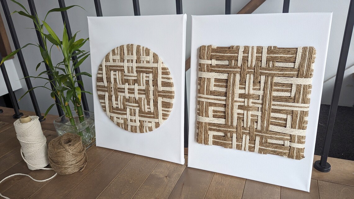 Jute Wall Decoration , Ecofriendly- Handmade , Home Decor, Bohemian ...