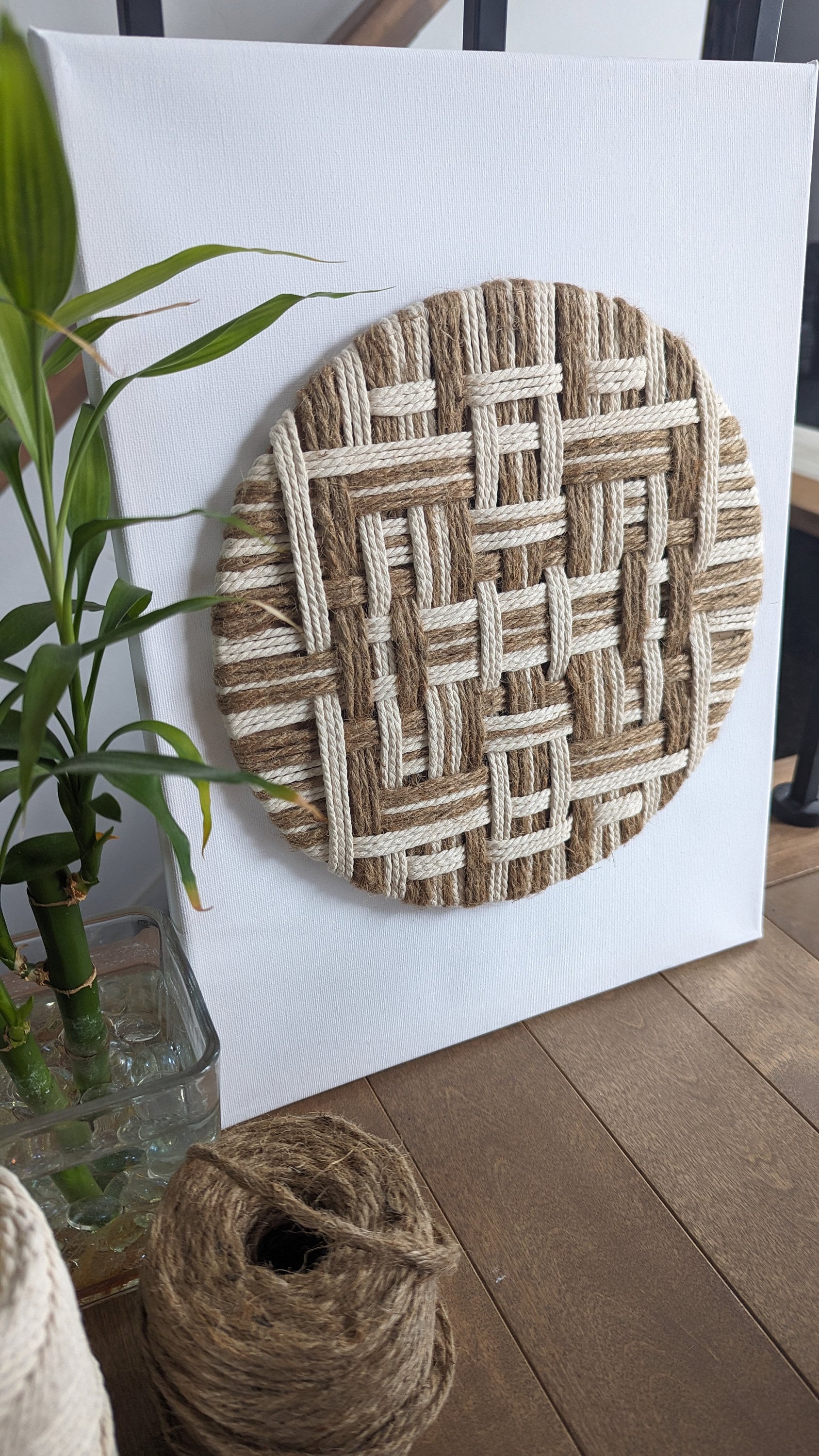 Jute Wall Decoration , Ecofriendly- Handmade , Home Decor, Bohemian ...