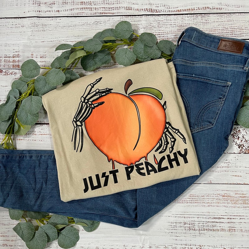 Just Peachy Shirt - Etsy